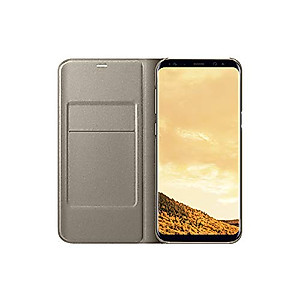 Samsung LED View Case for S8 Plus - Gold,EF-NG955PFEG