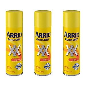 Arrid Arrid Extra Dry Antiperspirant Deodorant Spray Regular (Pack of 3)
