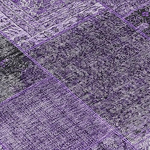 Addison Rugs Chantille ACN669 Eggplant 1'8" x 2'6" Indoor Outdoor Area Rug, Easy Clean, Machine Washable, Non Shedding, Bedroom, Entry, Living Room, Dining Room, Kitchen, Patio Rug