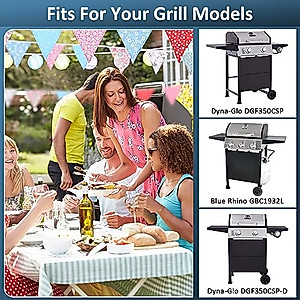 Grill Replacement Parts for Dyna-Glo DGF350CSP DGF350CSP-D, Blue Rhino GBC1932L Grill Models, Replacement for Dyna-Glo DGF350CSP Grates DGF350CSP-D Grates