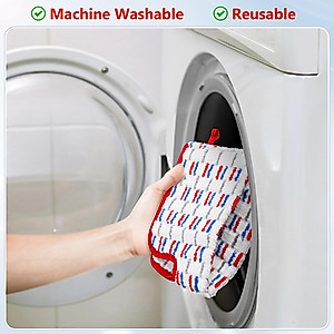 4 Pack Mop Refill Pads Compatible with O-Cedar ProMist MAX Spray Mop Reusable Mop Pads Microfiber Mop Replacement Heads Dry Wet Use Double Sided Machine Washable for All Surface Floor Cleaning