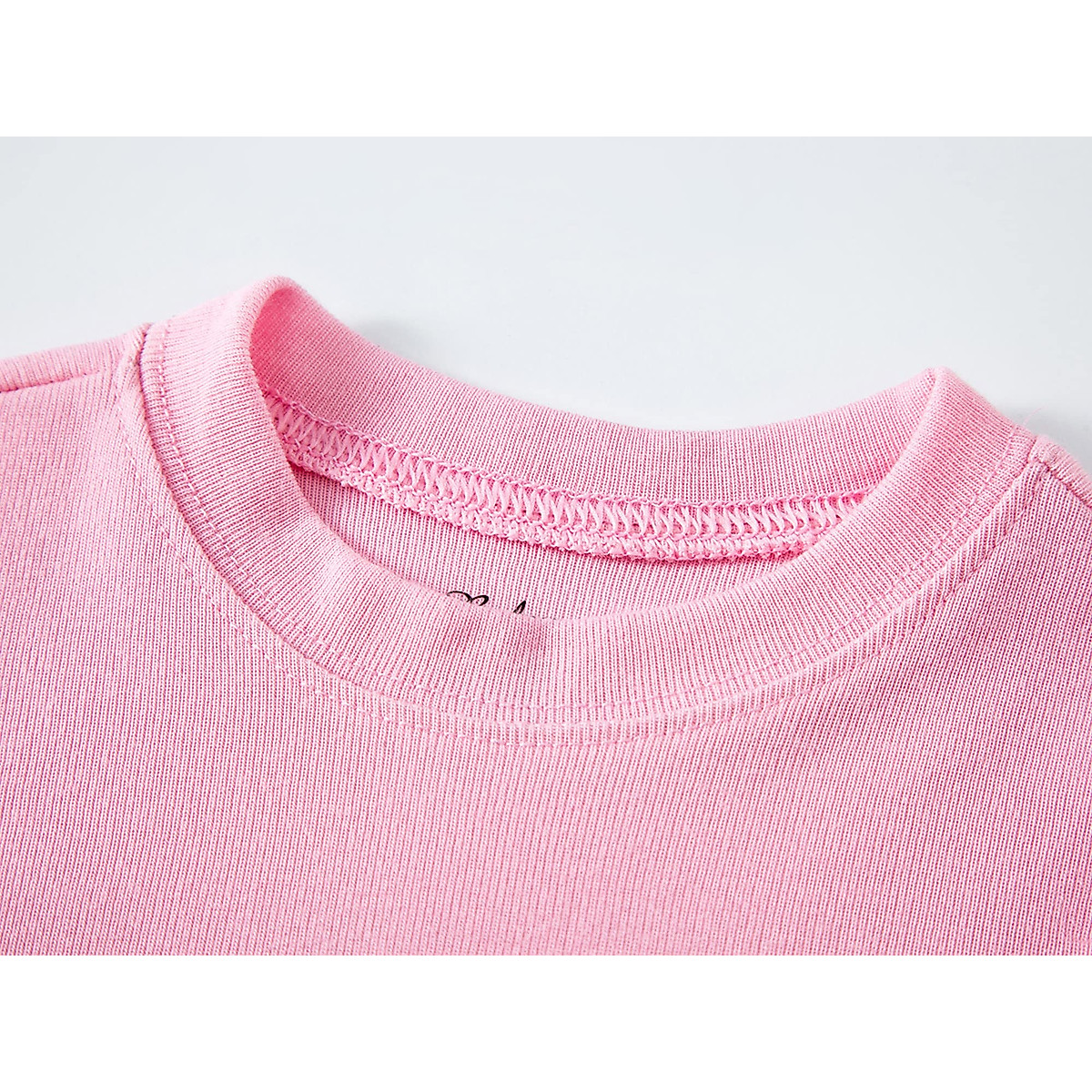 Babyroom Girls Matching Doll&toddler 4 Piece Cotton Pajamas Toddler Unicorn Sleepwear size 7 Pink