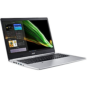 2022 Acer Aspire 5 Laptop | 15.6inch FHD IPS Display AMD 4-Core Ryzen 3 3350U Radeon Vega 6 Graphics 8GB RAM 256GB SSD WiFi AX RJ45 BT HDMI Backlit Fingerprint Windows 11 Pro, Silver, (A515-46-R3UB)