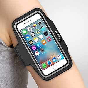 Trianium Armband for Large Phone- iPhone Xs Max XR iPhone X 8 7 6s Plus,LG G7 G6,Galaxy s9 s8, Note 9 8(Fit Otterbox Defender/Lifeproof case)[Water Resistant] ArmTrek Pro Sport Arm Band w/Key Holder