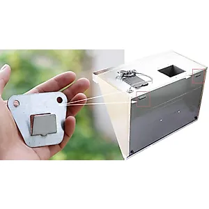 mkki Wall Mount Range Hood Hook Hanger Plate,Universal Metal Wall Mount Iron Hook Hanger Plate Connector for Range Hood (A)