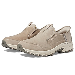 Skechers Women's Hands Free Slip-Ins Hillcrest-Sunapee Sneaker, Taupe, 9.5