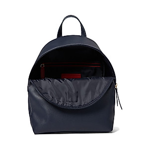 Tommy Hilfiger Adrienne II Small Dome Backpack Pebble PVC Tommy Navy One Size