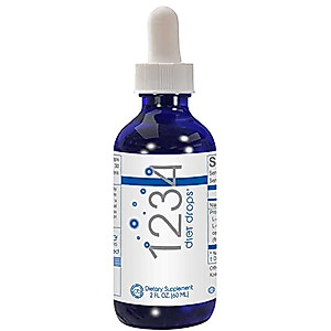 Creative Bioscience 1234 Diet Drops for Women & Men - Diet Drops for Weight Management - Original Amino Complex, 2 Fl Oz (Twin Pack)