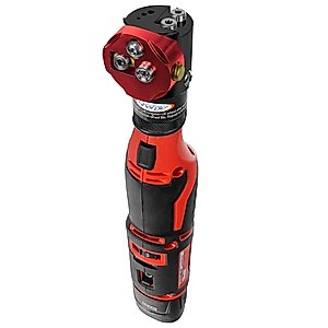Sharpie DXCL Hand-Held Cordless Tungsten Sharpener Grinder, Adjustable 15°- 45°, Diamond Ground Tapers (Black Ops/Auburn Red)