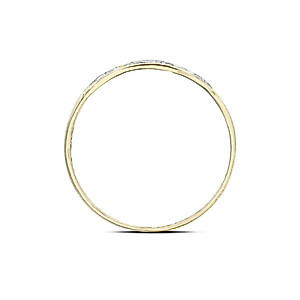 High Polish 10K Two-Tone White and Yellow Gold Three Elephant Band Style Statement Ring (Size 7.5)