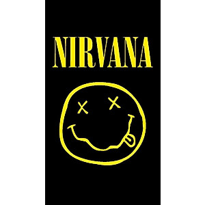 HOLYDAY Nirvana Smiley 12x18 inch Poster Rolled Poster