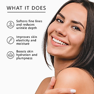 Asterwood Matrixyl 3000 + Argireline Serum with Hyaluronic Acid - Anti-Aging, Wrinkle Reducing, Collagen Boosting - Fragrance-Free - 1 Fl Oz