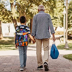 Vlnfdts Kids Backpack Cartoon Anime School Bag Cute Large Capacity Travel Bag Student Bookbag for Boys Girls Teenager