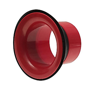 Perezy Drum Enhancer ABS Rubber Drum Kick Enhancer with Black Port Hole Protector,Mic Hole Drum,Black