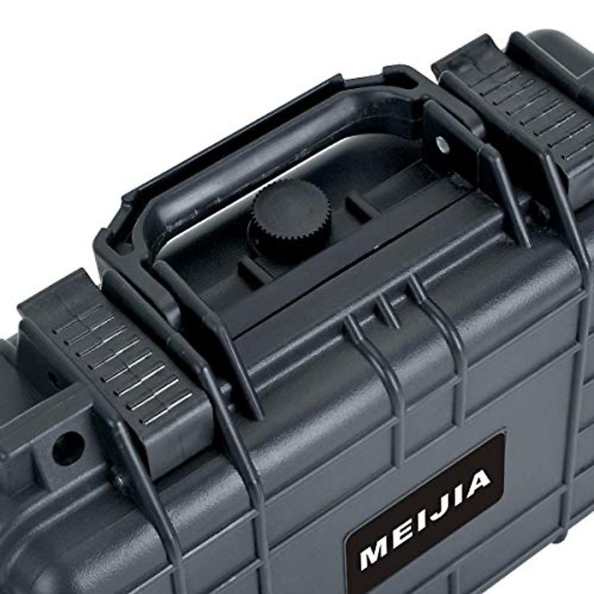 MEIJIA Portable All Weather IP67 Waterproof Protective Hard Case, Small Camera Case,Dry Case with Customizable Foam,Fit Use of Drones, Camera,Equipments, 11.65 ”x8.35”x3.78”(Elegant Black)