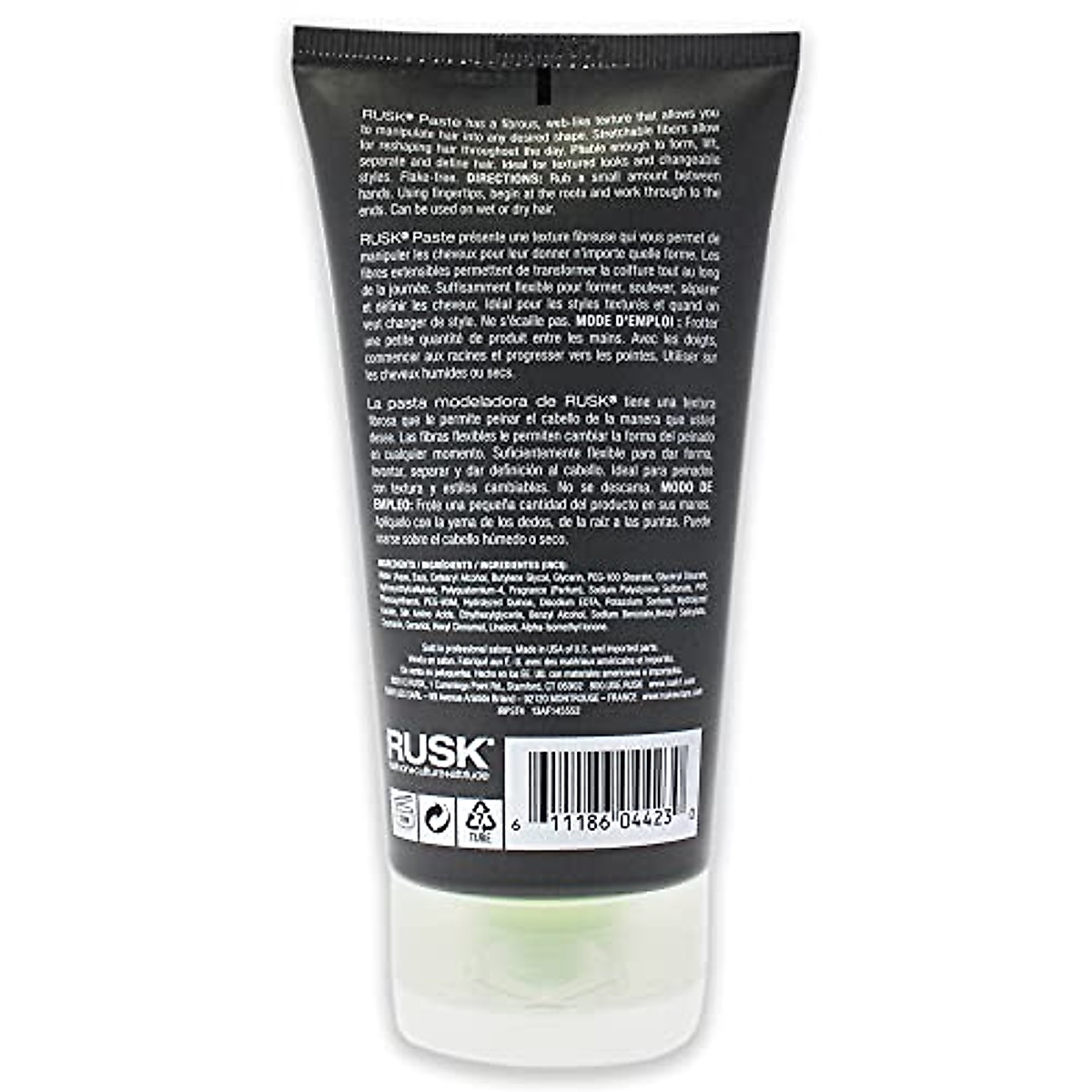 RUSK Paste, Defines and Texturizes Hair, 4 oz.