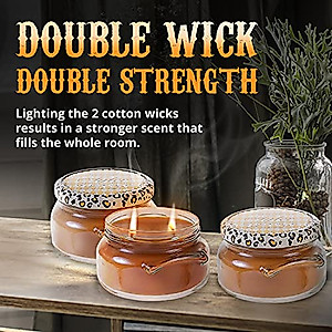 Tyler Candles - Cowboy Scented Candle - 11 Ounce 2 Wick Candle (11oz)