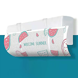 HUBUISH Adjustable Foldable Air Conditioner Deflector Confinement Air Deflector Outlet Air Wing Air Cooled Baffle Wind Direction Telescopic Windshield for Home (Watermelon Pattern)