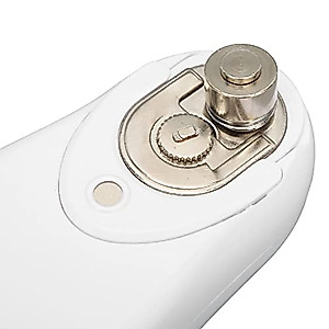 One Touch Electric Can Opener, Battery Operated ABS Can Opener for Kitchen and Seniors