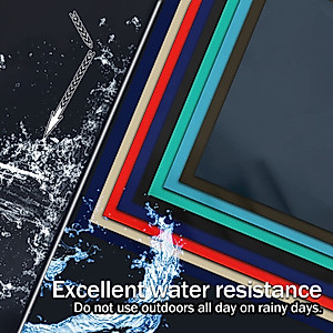 Qaworci Outdoor Cushion Slipcovers, Waterproof Patio Cushion Covers Replacement, Washable Patio Cushion Covers, Cushion Covers for Patio Furniture with Zipper (23.6 * 23.6 * 3.5 inches-14, Beige)