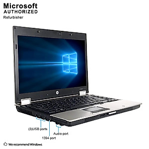 HP EliteBook 8440p 14 Inch Business Laptop, Intel Core i5 520M up to 2.93GHz, 4G DDR3, 500G, WiFi, DVD, VGA, DP, Windows 10 64 Bit-Multi-Language Supports English/Spanish/French(Renewed)