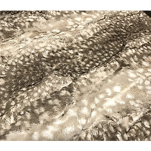 Fawn Cappuccino - Cuddle Minky Faux Deer Fur Fabric