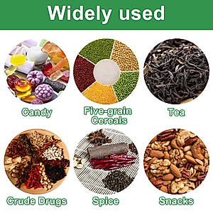 50 Pack 1 QUART Mylar bags for Food Storage With 60 Pack 300cc Oxygen Absorbers Stand-Up Zipper Pouches Resealable for Long Term Food Storage (7" x 10")