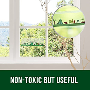 Garsum 32 Pack Window Fly Traps Indoor,Fly Paper Sticky Bug Strips, Glue Fly Catcher for Housefly, Ladybug