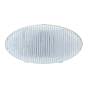 Optronics APL5CBP RV Clear Oval Porch/Utility Light Replacement Lens