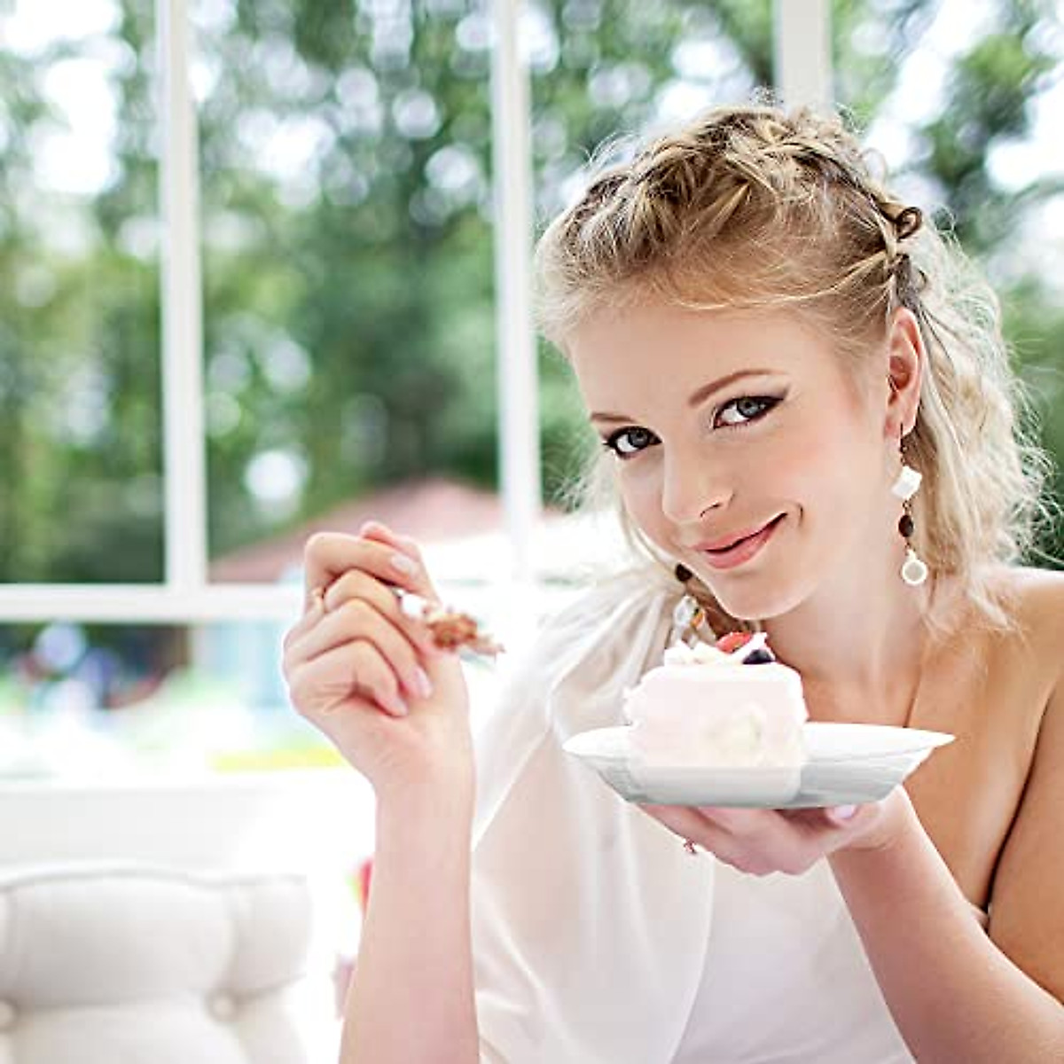 MT Products 12 oz. Clear Plastic Disposable Banana Split Boats/Perfect Size/Great Party Dish (30 Pieces) - Made in The USA