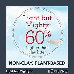 Boxie® Air Probiotic 40 Day Odor Control Clumping Cat Litter, 6.5lb Boxiecat 99.9% Dust Free Plant-Based Kitty Litter