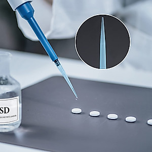 1mL Pipette Tips, Universal Blue 1000ul Pipette Tips, Polypropylene (PP), 500pcs/bag, Non-pyrogenic, DNAse/RNAse Free, Autoclavable, Widely Compatible