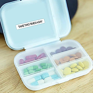 4-Pack, Buyalot Compatible Label Tape Replacement for Brother Ptouch TZe TZ Tape 9mm 0.35" Laminated White Label Maker Tape TZe-221 TZ221 for PT-D200 PTD400, PTD400AD, PTD600, PTH100, 26.2 Feet (8M)