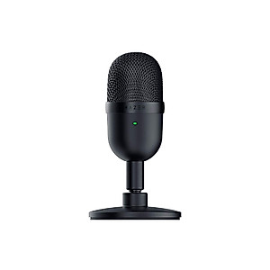 Razer Seiren Mini Ultra-Compact USB Streaming Microphone: Shock Resistant - Black (Renewed)