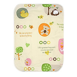 Waterproof Baby Diaper Changing Pad Multi Function Diaper Change Mat for Girls Boys Newborn Washable Reusable Breathable Leak Proof Infant Mattress19.6X27.5 in