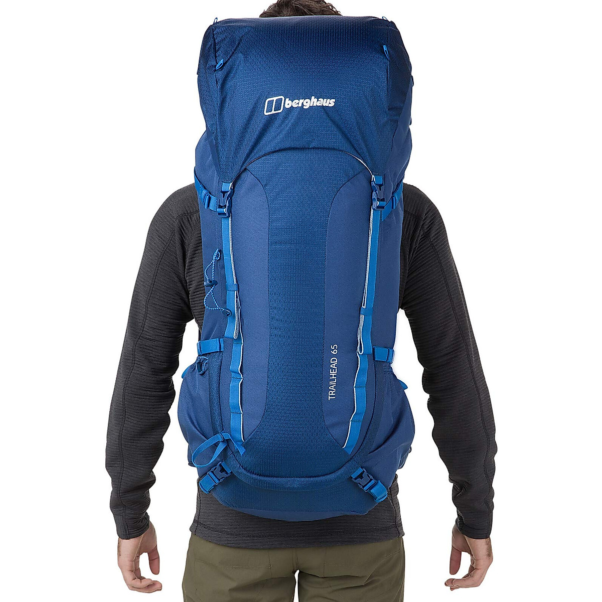 Berghaus Unisex Backpack Hiking Trailhead, Deep Water, 65 Liters