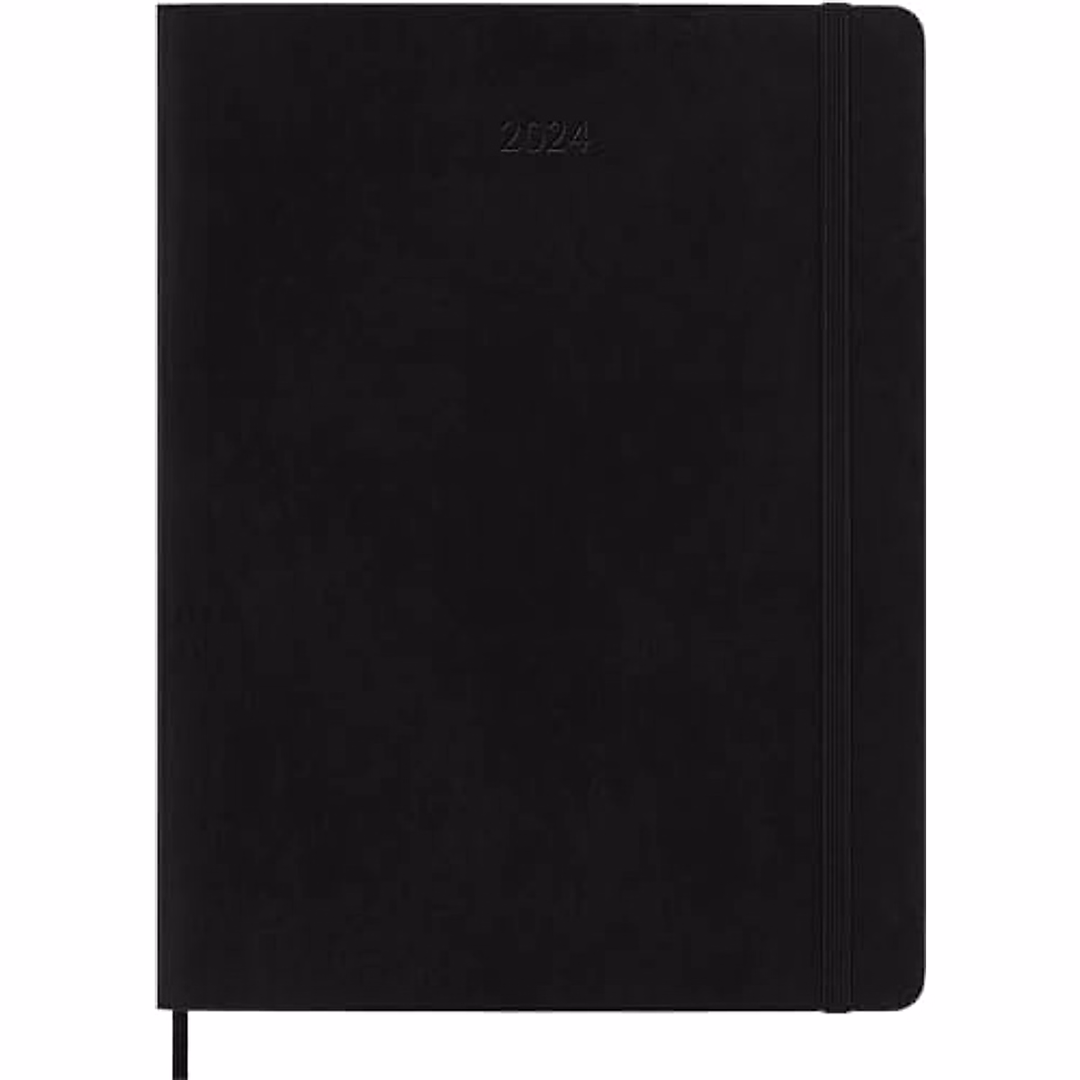 Moleskine DSB12MN4Y24 Notebook, Beginning January 2024, 12 Months, Months, Diary Softcover, XL Size (W x H x H): 7.5 x 9.8 inches (19 x 25 cm), Black