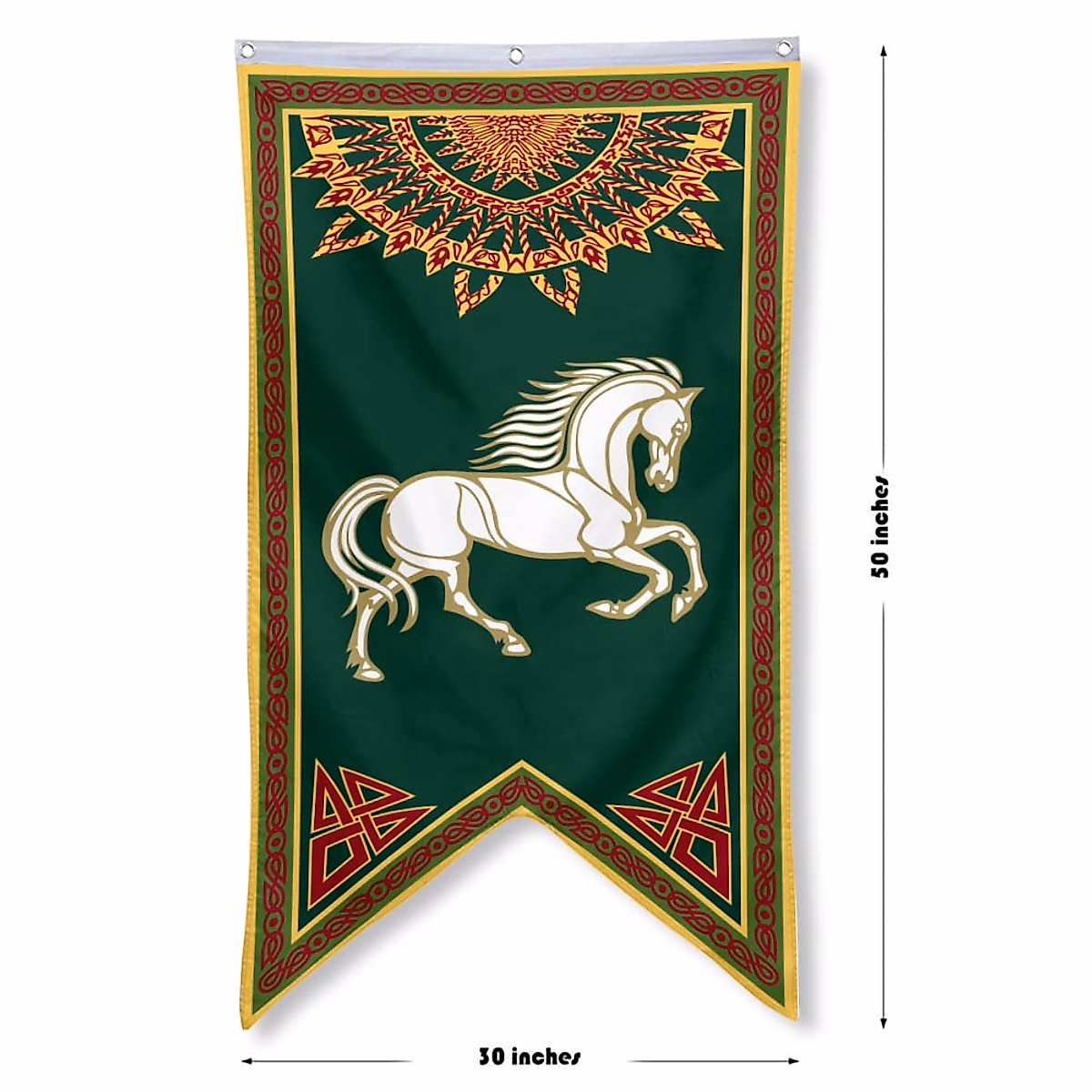 Bayyon LOTR Rohan Flag 30x50 Inch Man Cave Home Office Bed Room Decor