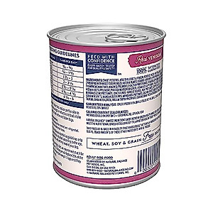 Natural Balance Limited Ingredient Adult Grain-Free Wet Canned Dog Food, Reserve Sweet Potato & Venison Recipe, 13 Ounce (Pack of 12)