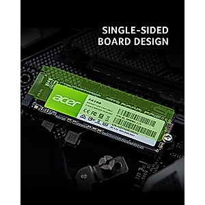 acer FA100 2TB SSD - M.2 2280 PCIe Gen3 x 4 NVMe Interface, 8 Gb/s, 3D NAND Internal Solid State Hard Drive Up to 3150 MB/s - BL.9BWWA.121