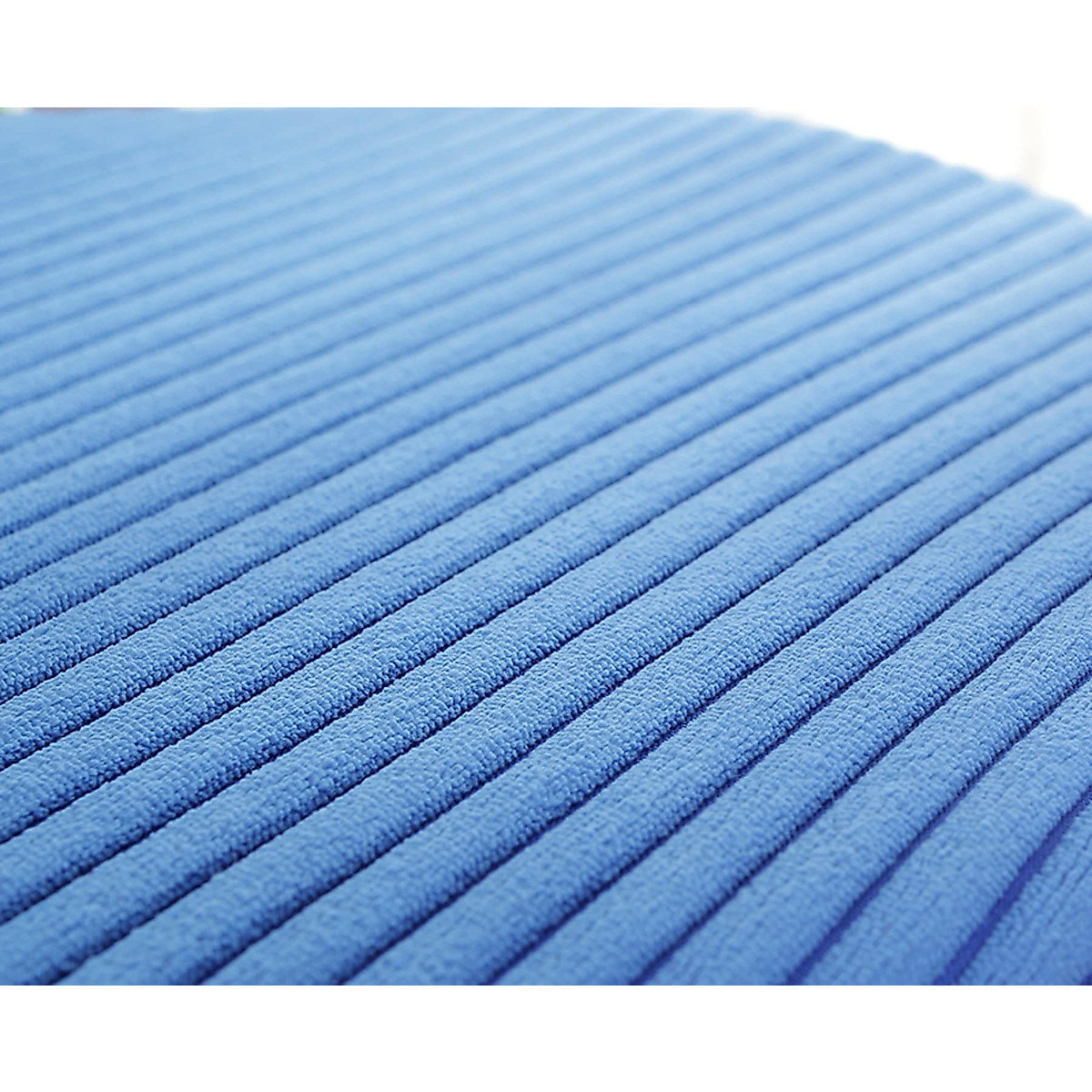 Happiness Decoration Bar Stool Cushions Round 14 Inch Memory Foam Seat Cushion Non Slip Cushion Cover Tatami Kitchen, Home, Office Chair Pads with Zipper Washable (14 inch, Navy Blue)