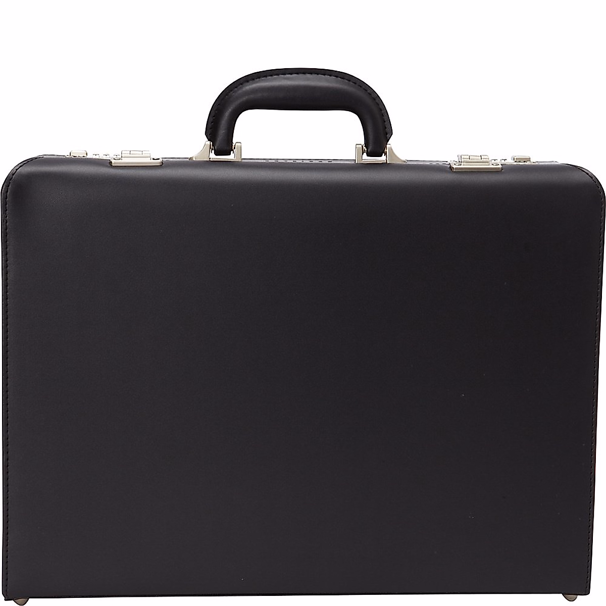 Heritage Travelware Vinyl Single Compartment 17.3” Laptop Case with Secure Combination Lock Briefcase, Black, One Size