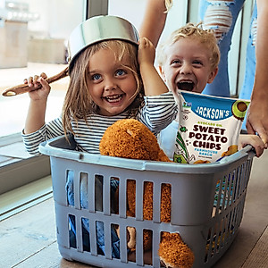 Jackson’s Sweet Potato Farmhouse Ranch Kettle Cooked Chips - with Premium Avocado Oil (5 oz, Pack of 7) - Gluten-Free, Peanut Free, Vegan, Allergen-Friendly - Shark Tank Product