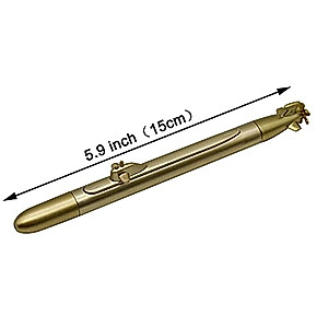 Maydahui 8PCS Submarine Ballpoint Pens Black Ink Creative Spacecraft Shape Pen for Navy Students Party