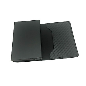 Little Dreams Products Wallet card RFID Card, Vaccine Card Holder Slim Carbon Fiber Credit Card Holder Wallets, Card Cases & Money Organizers (Black)