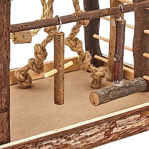 TRIXIE 5661 Natural Living Playground 35 29 25 cm, Brown