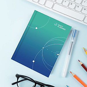 2024 Large Daily Planner Undated(7 X 10") -To-Do List Notebook with Hourly Schedule and Meal Plan for Work & Home, Office Schedule Organizer Notepad for Women & Men