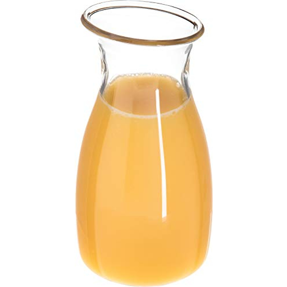 Carlisle FoodService Products 7090007 Cascata Carafe Juice Jar Beverage Decanter Only, Plastic, .25 L, Clear, 1 Count (Pack of 1)