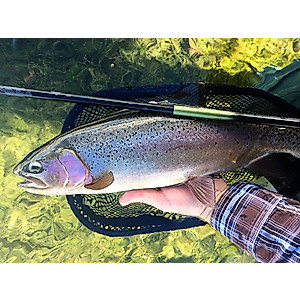 DRAGONtail Tenkara Hellbender Big Fish Zoom 13' / 11.3' Tenkara Rod Plus Complete Starter Package – Flies, Leader, Tippet, Line Holder, Storage Tube, and Rod Sock