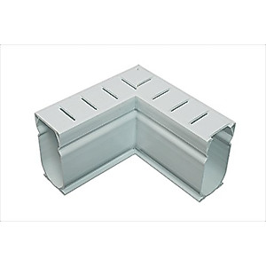 Stegmeier D9W 90 Degree Angle-Deck Drain, White